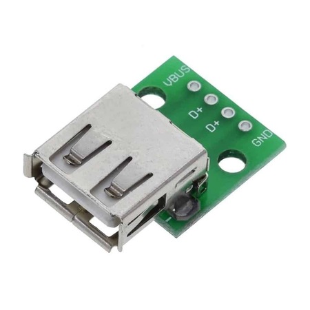 Mufa USB goldpin tip A, Pentru placa prototip, 2.54 mm - eMAG.ro