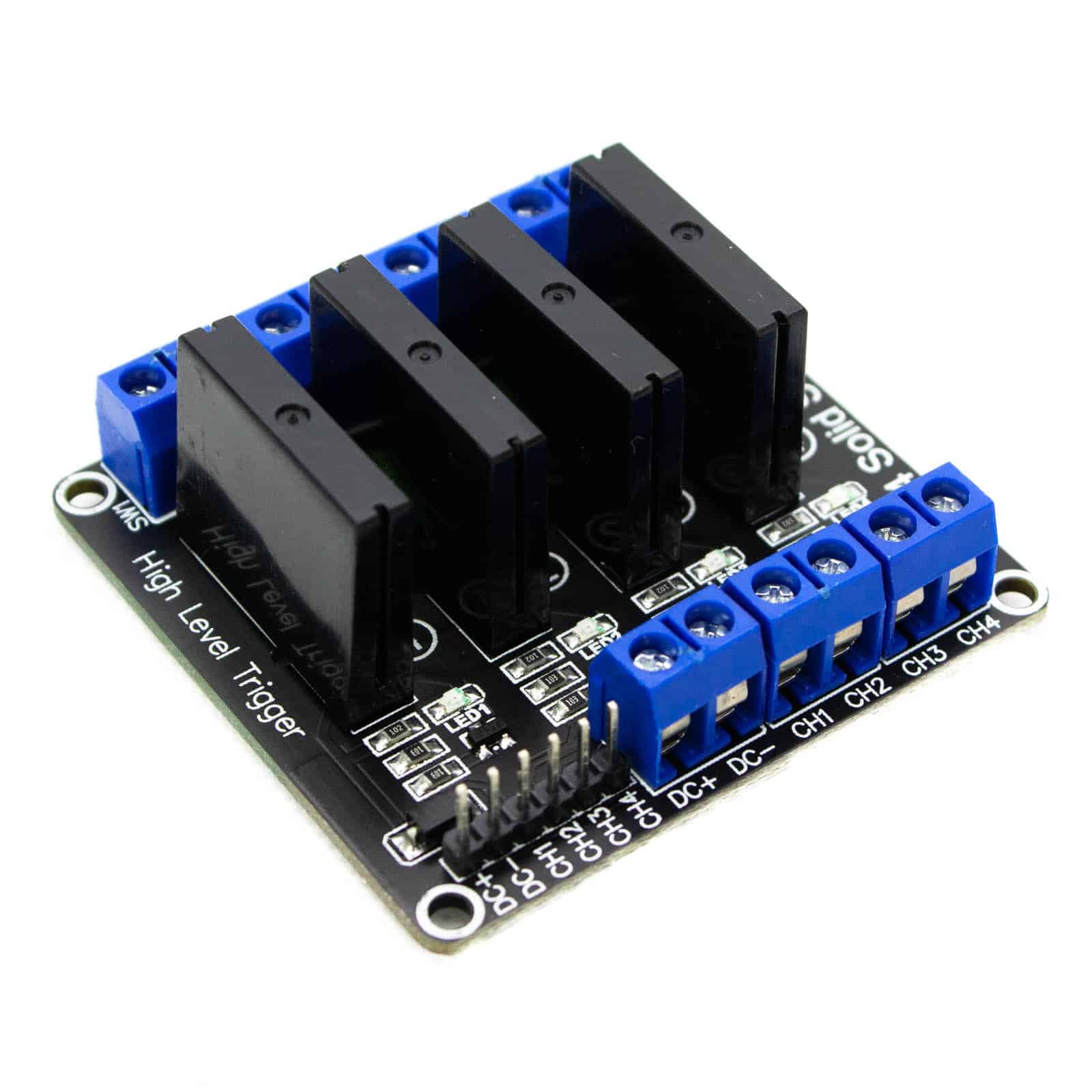 Modul releu, SSR, 4 canale, 5V, Multicolor - eMAG.ro