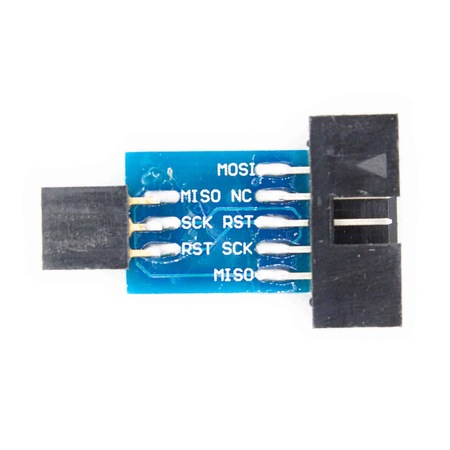 Adaptor ISP 10pin-6pin USBASP AVR, Negru - eMAG.ro