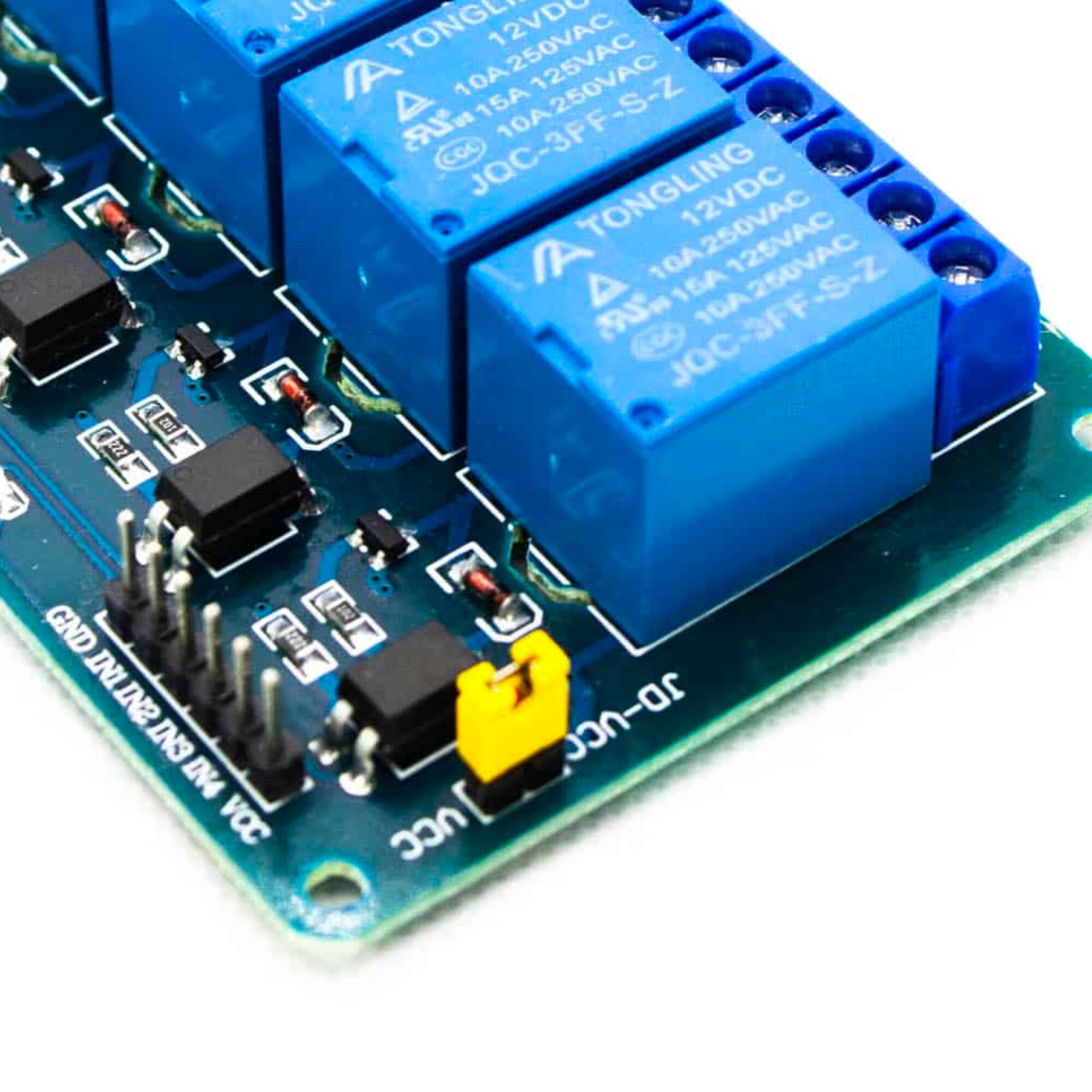 Modul releu, 4 canale, 5V, Multicolor - eMAG.ro