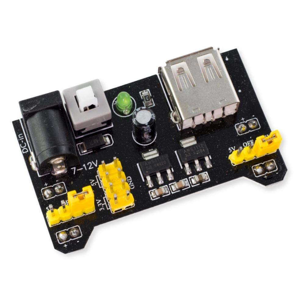 Modul de alimentare, Pentru panouri, MB102, 3.3V, 5V, Multicolor - eMAG.ro