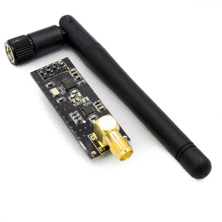 Modul radio, nRF24L01, 2.4 GHz, Cu amplificator si antena, Multicolor ...