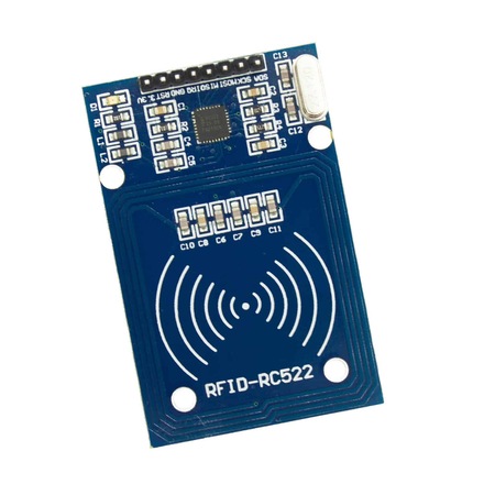 Cititor SPI, RFID, RC522, 13.56 MHz, Cu card si breloc, Multicolor - eMAG.ro