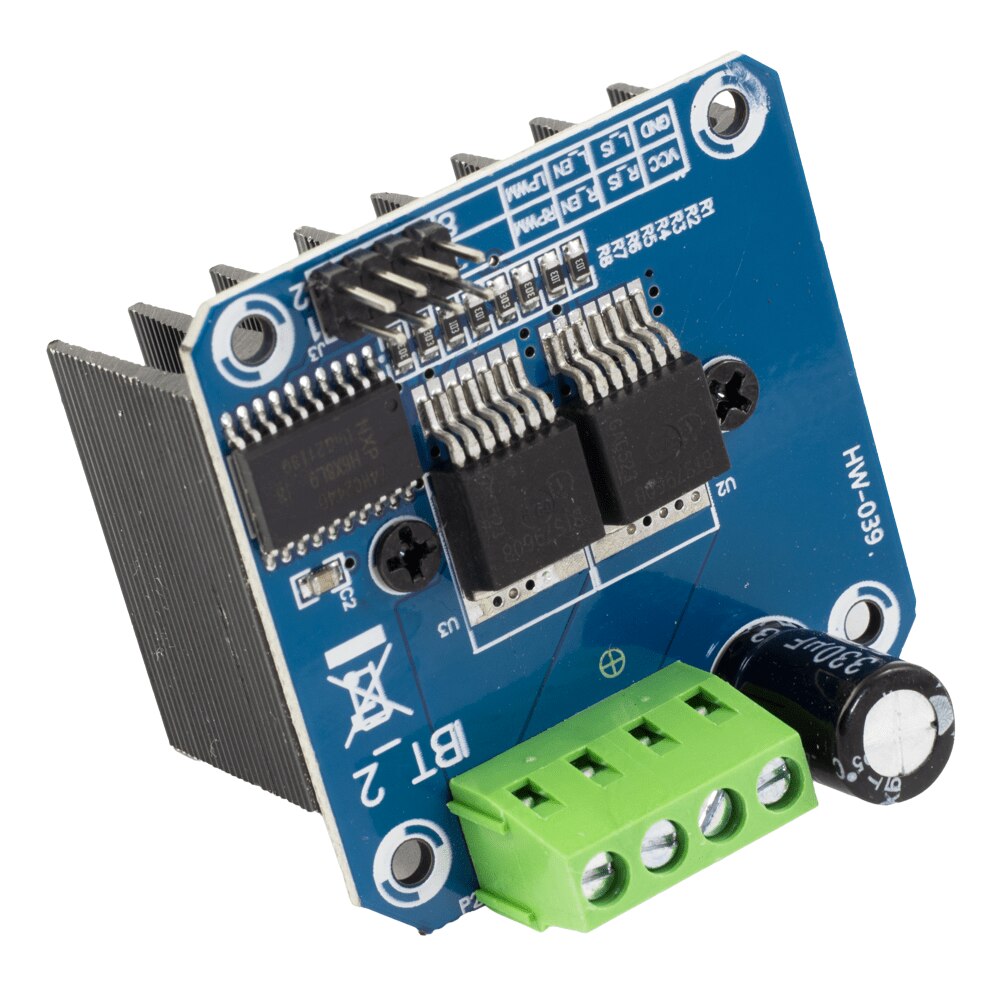 Controler motor, DC, BTS7960B, H-bridge, max 43A, Multicolor - eMAG.ro
