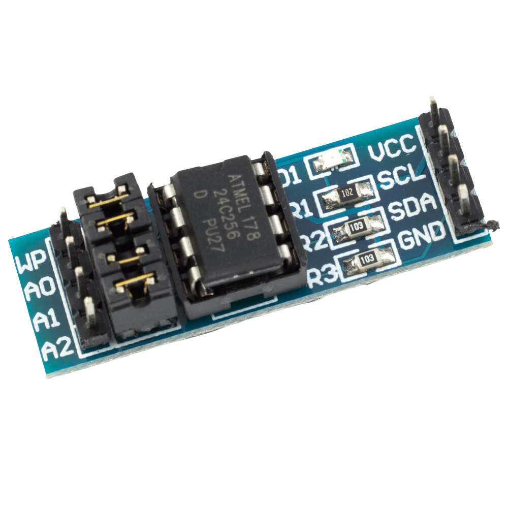 Modul de memorie, AT24C256, EEPROM, 256kb, I2C, Multicolor - eMAG.ro