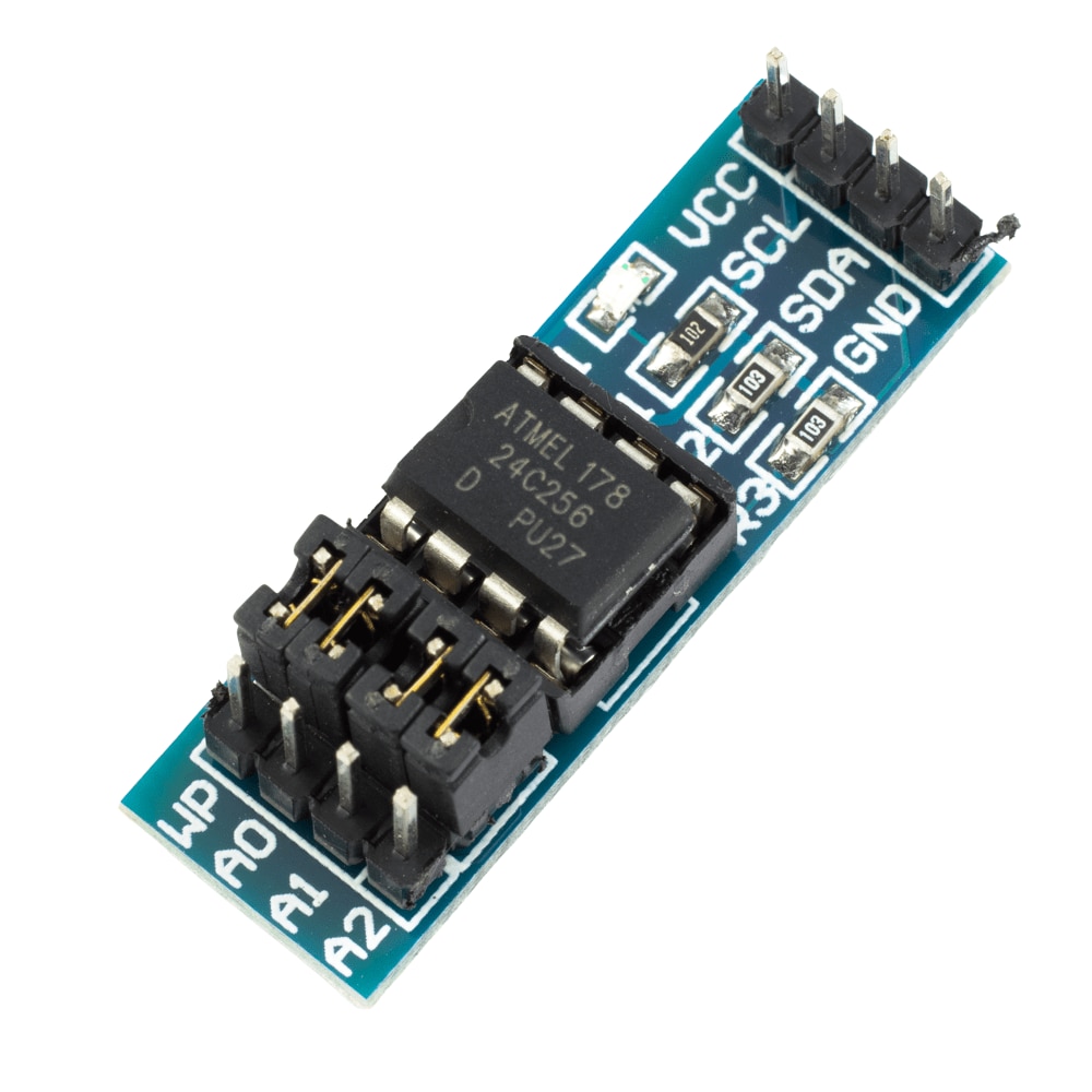 Modul de memorie, AT24C256, EEPROM, 256kb, I2C, Multicolor - eMAG.ro