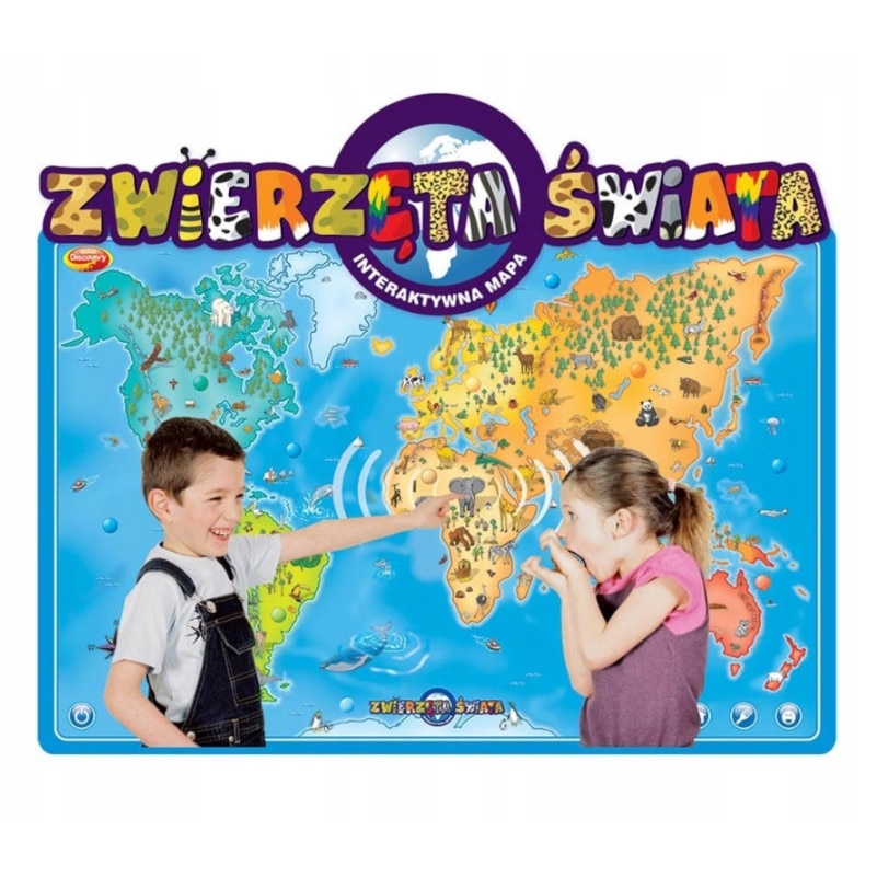 Harta interactiva, Dumel, Multicolor, 3 ani+ - eMAG.ro