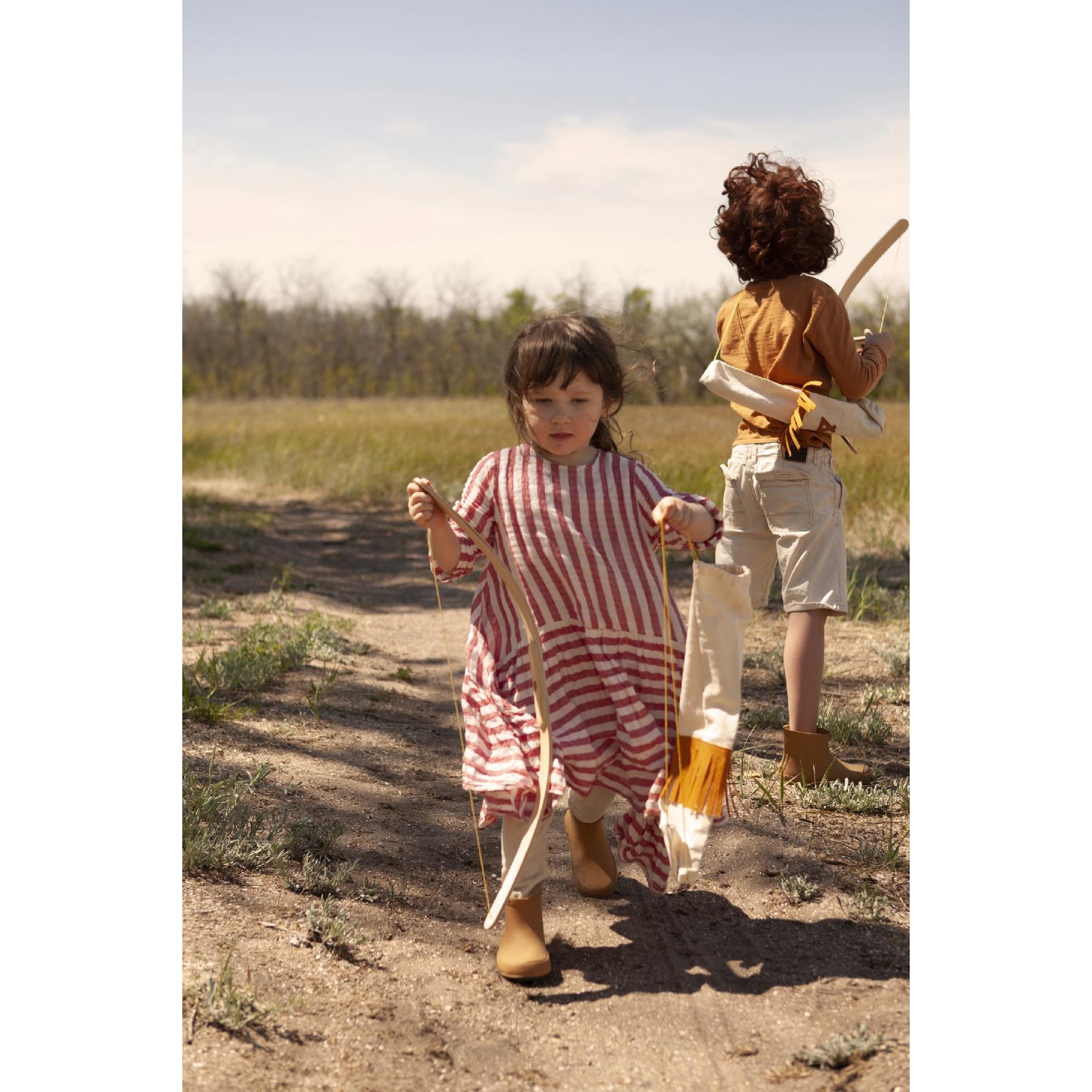 Set sageata cu arc pentru copii, BABAI, Lemn, +3ani, Multicolor - eMAG.ro