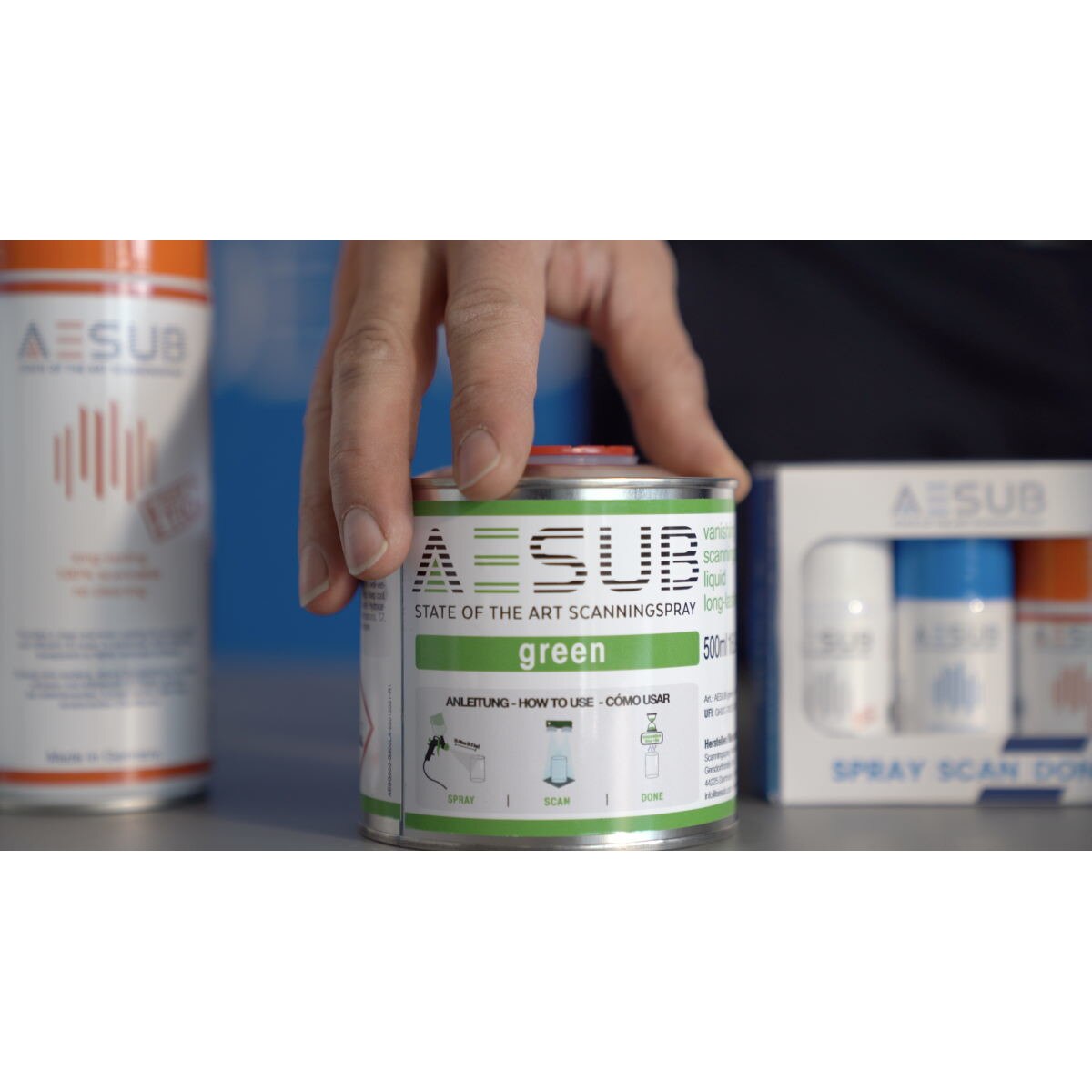 Spray scanare, AESUB, 1l, Verde - eMAG.ro