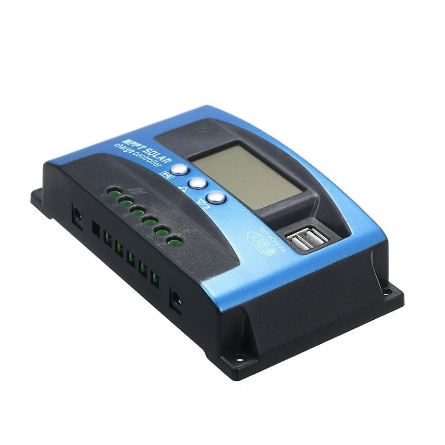 Regulator de incarcare de la panouri solare, MPPT 100A, Ecran LCD, 12/ ...