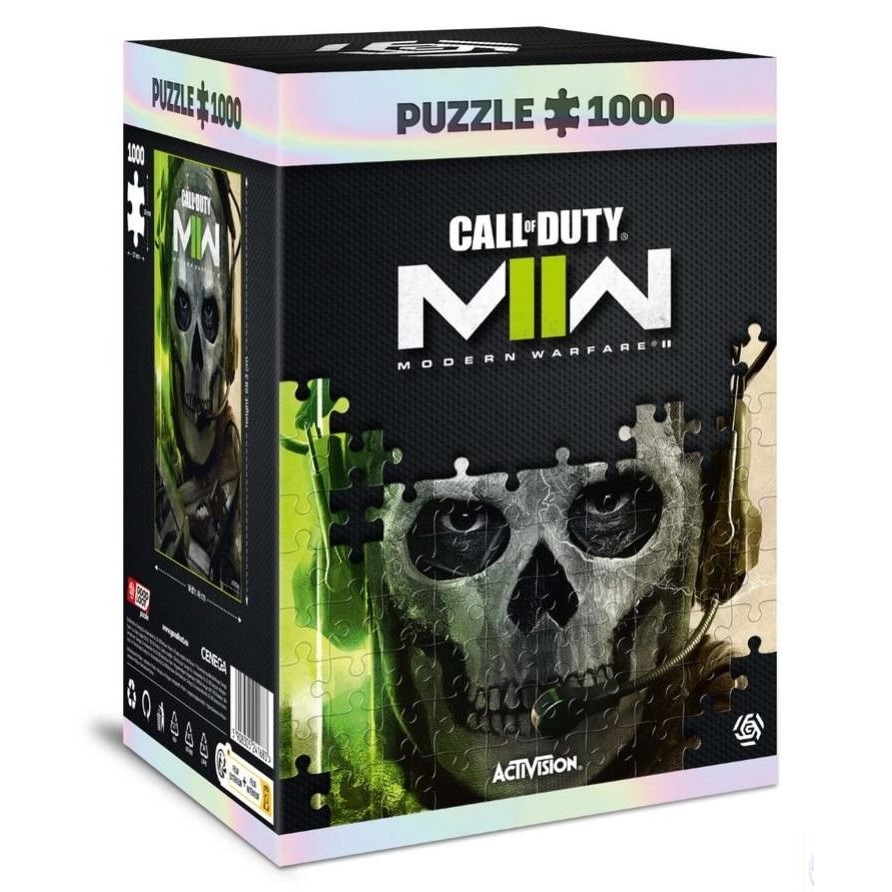 Класически пъзел Call Of Duty Modern Warfare 2, добра плячка, картон ...