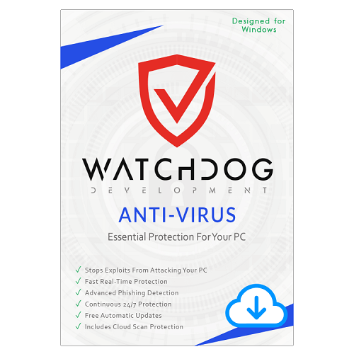 2024 Лиценз за Watchdog ANti-Virus - 1-ГОДИНА / 3-устройства - eMAG.bg