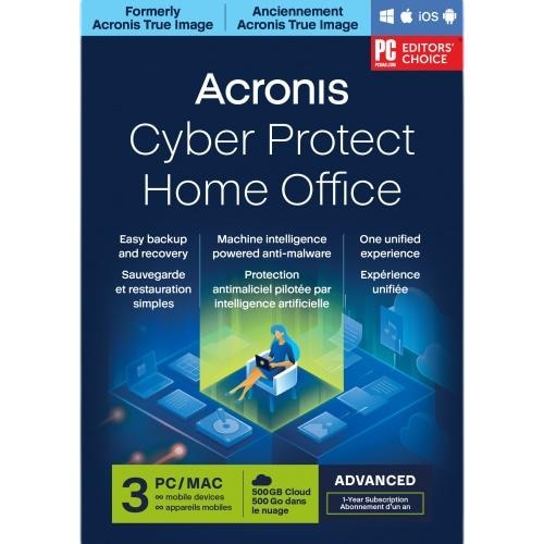 Лиценз за Acronis Cyber Protect Home Office Essentials, 1 година, 3 ...