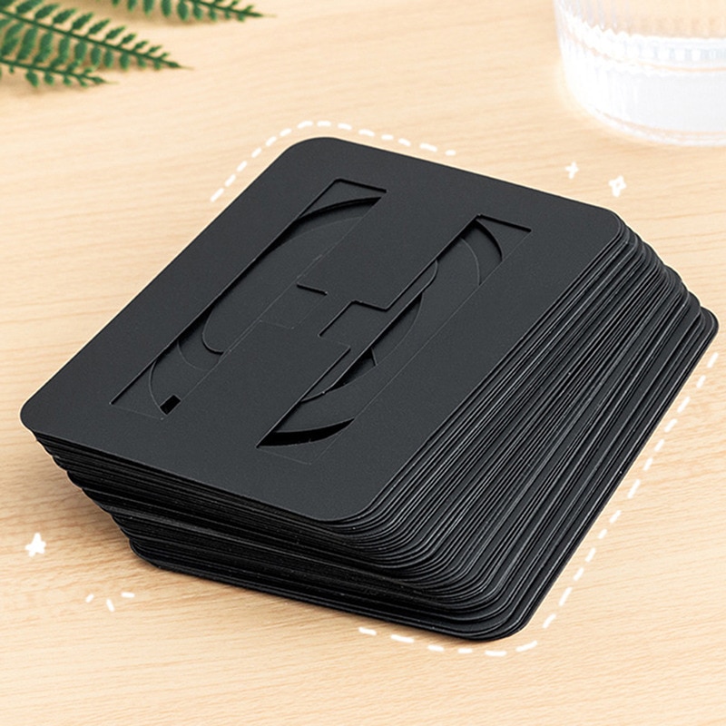 Sabloane litere si semne pentru vopsit 10cm x 7.60 42 bucati Clasic ...