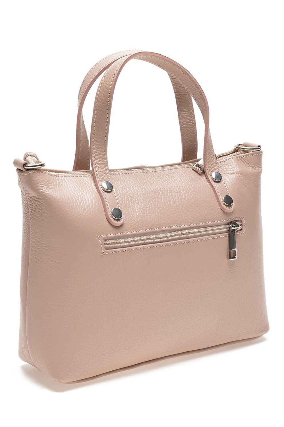 Isabella Rhea, Geanta crossbody din piele, Roz prafuit - eMAG.ro