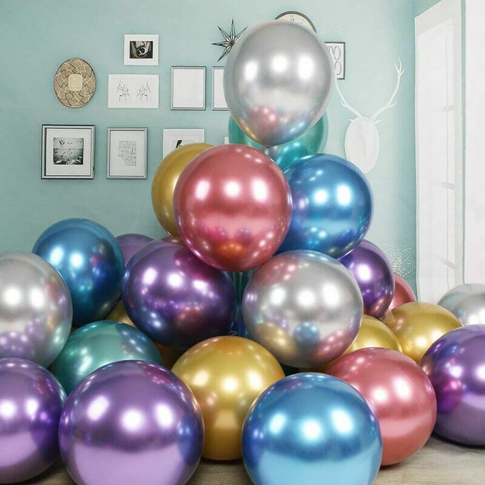 Set 100 baloane, Latex, 12 Inch, Multicolor - eMAG.ro
