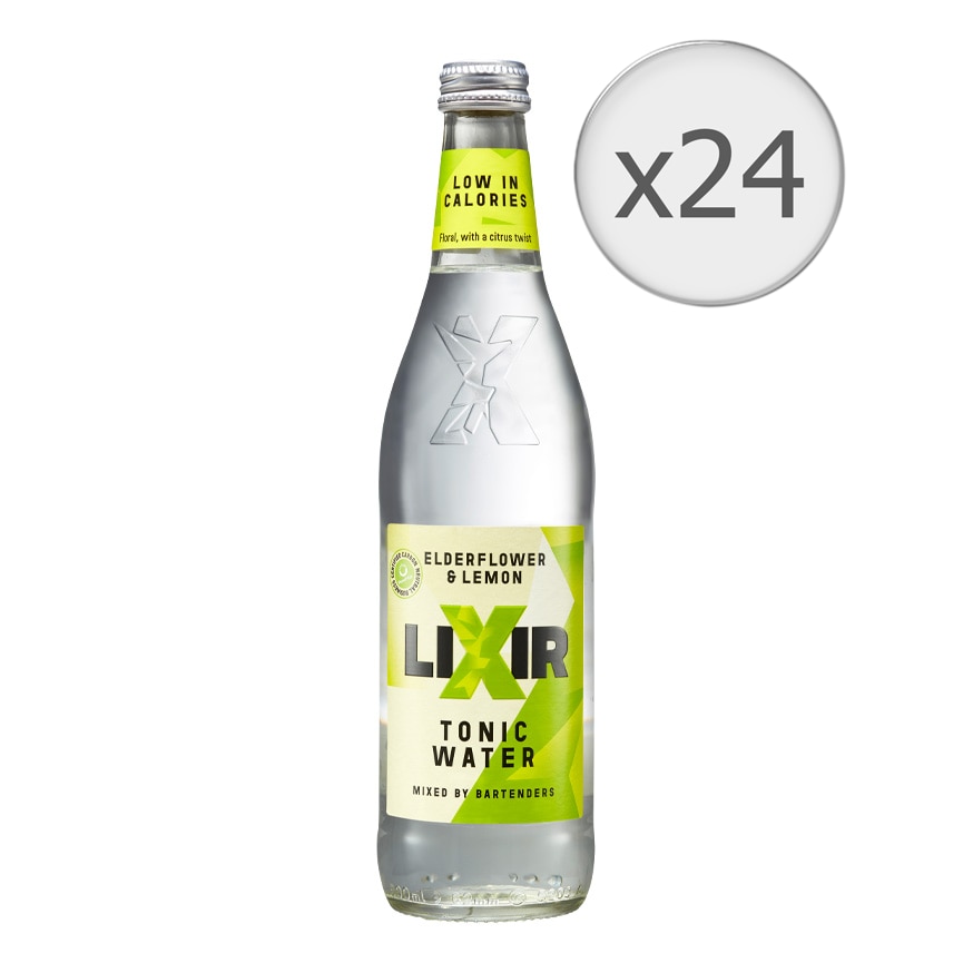 Apa tonica Lixir Elderflower & Lemon, 24x200ml - eMAG.ro