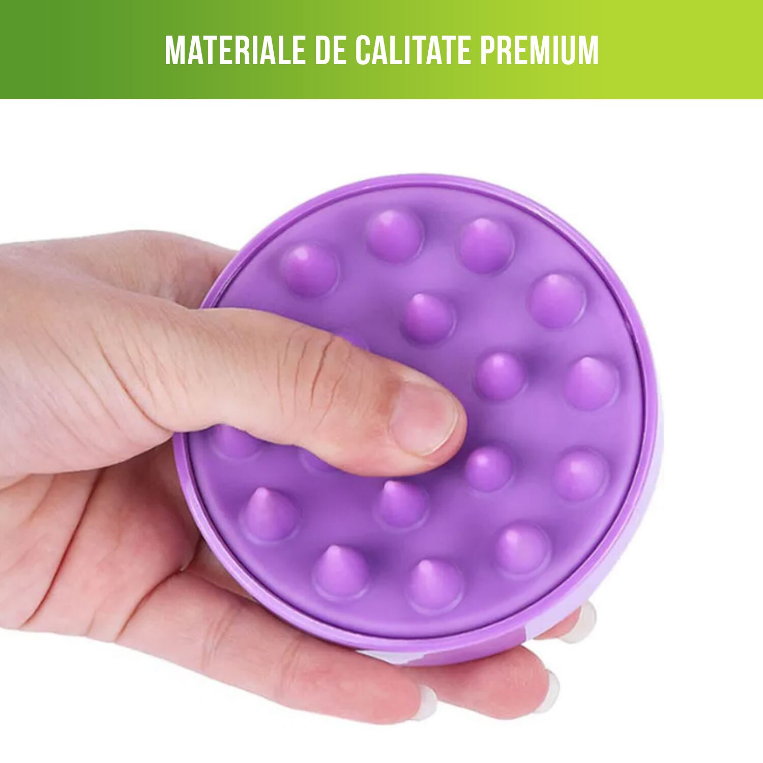 Perie pentru masaj capilar, zioda smart essentials®, din silicon ...