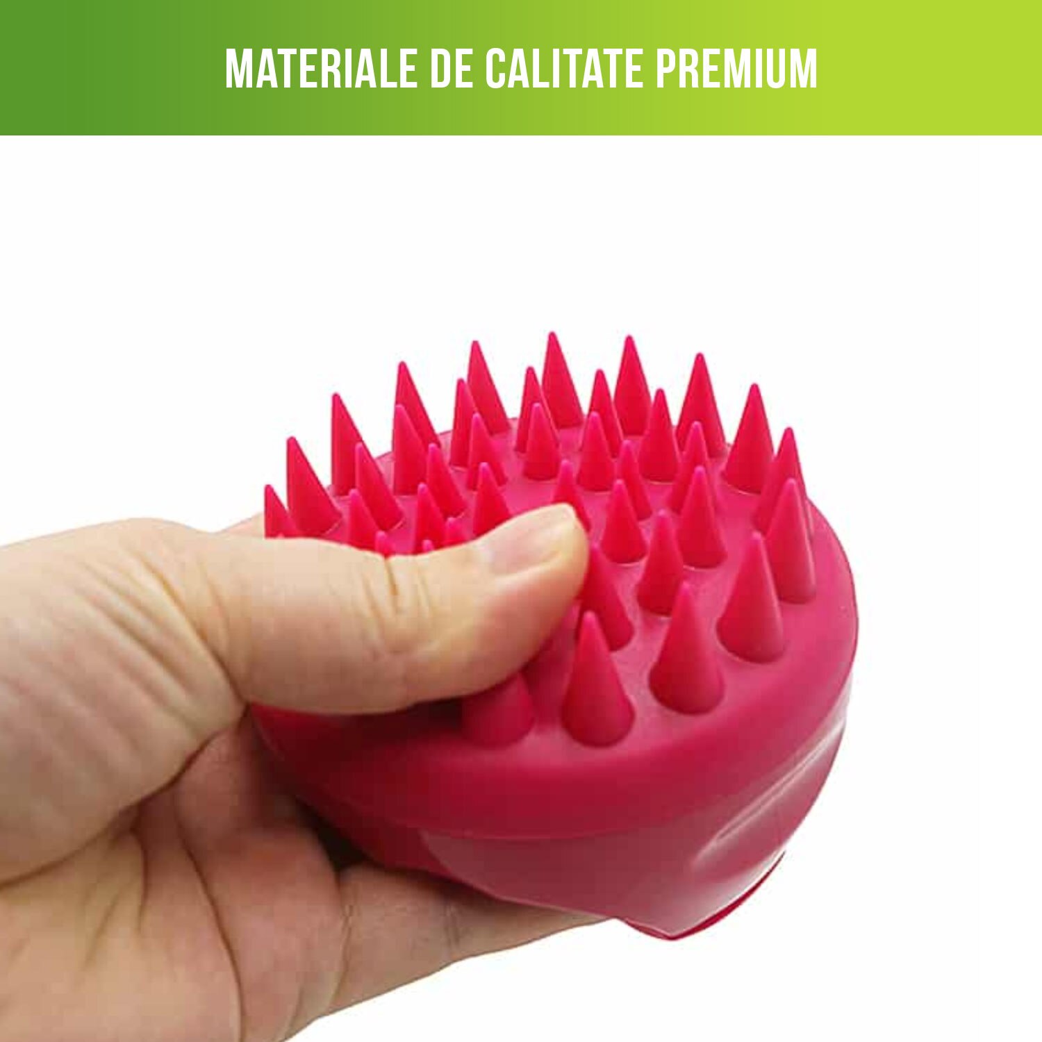 Perie pentru masaj capilar, zioda smart essentials®, din silicon ...