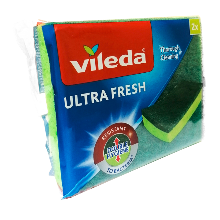 Гъба за съдове Vileda Ultra Fresh, 2 броя - eMAG.bg