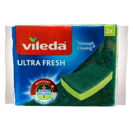 Гъба за съдове Vileda Ultra Fresh, 2 броя - eMAG.bg