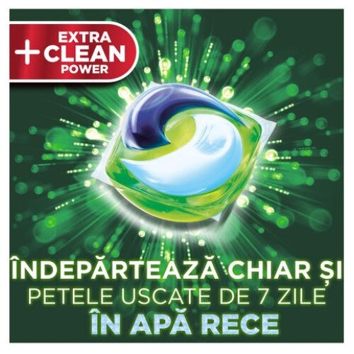 Detergent de rufe capsule Ariel All in One Pods + Extra Clean Power, 25 spalari - eMAG.ro