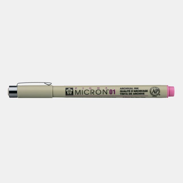 Liner Sakura Pigma Micron, 01, rose red - eMAG.ro