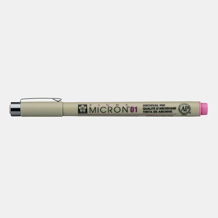 Liner Sakura Pigma Micron, 01, rose red - eMAG.ro