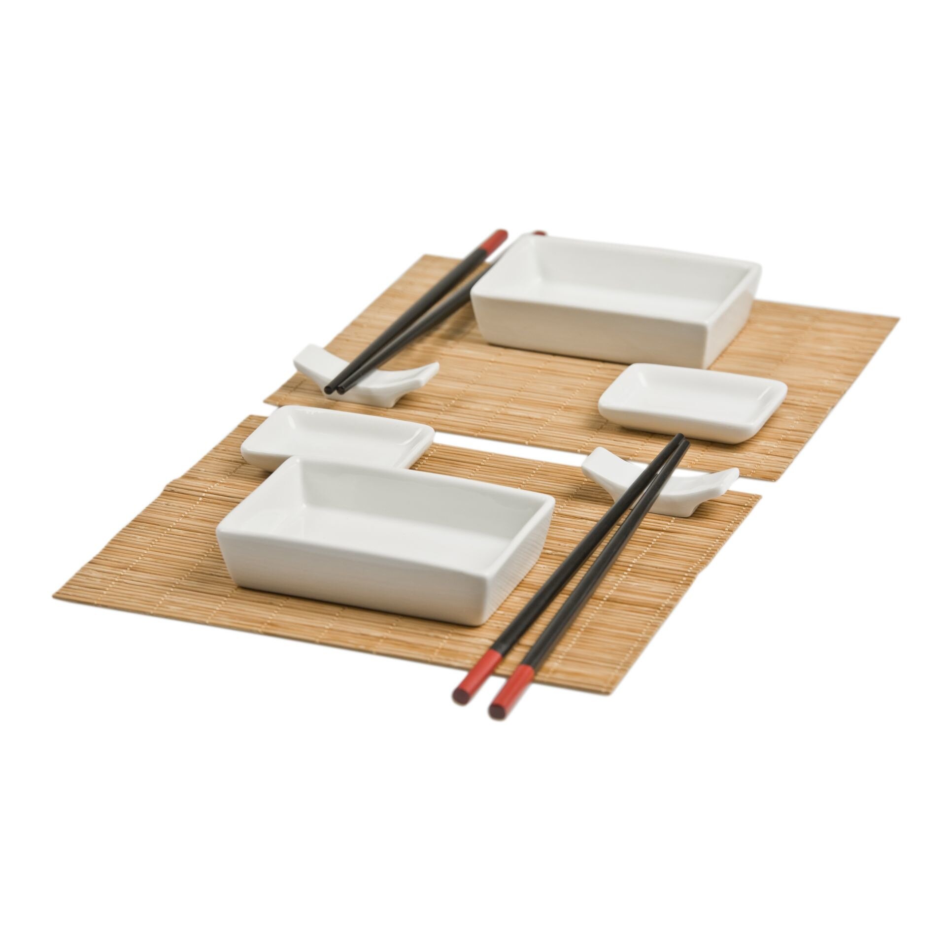 Set de servire sushi, alb, 11 bucati - eMAG.ro