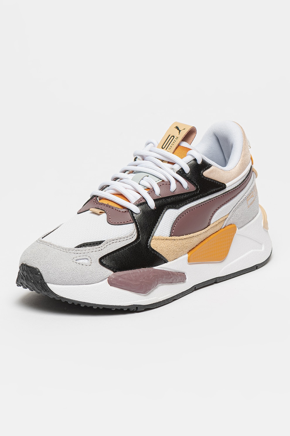 Puma, Pantofi sport cu garnituri contrastante RS-Z Reinvent, Maro ...