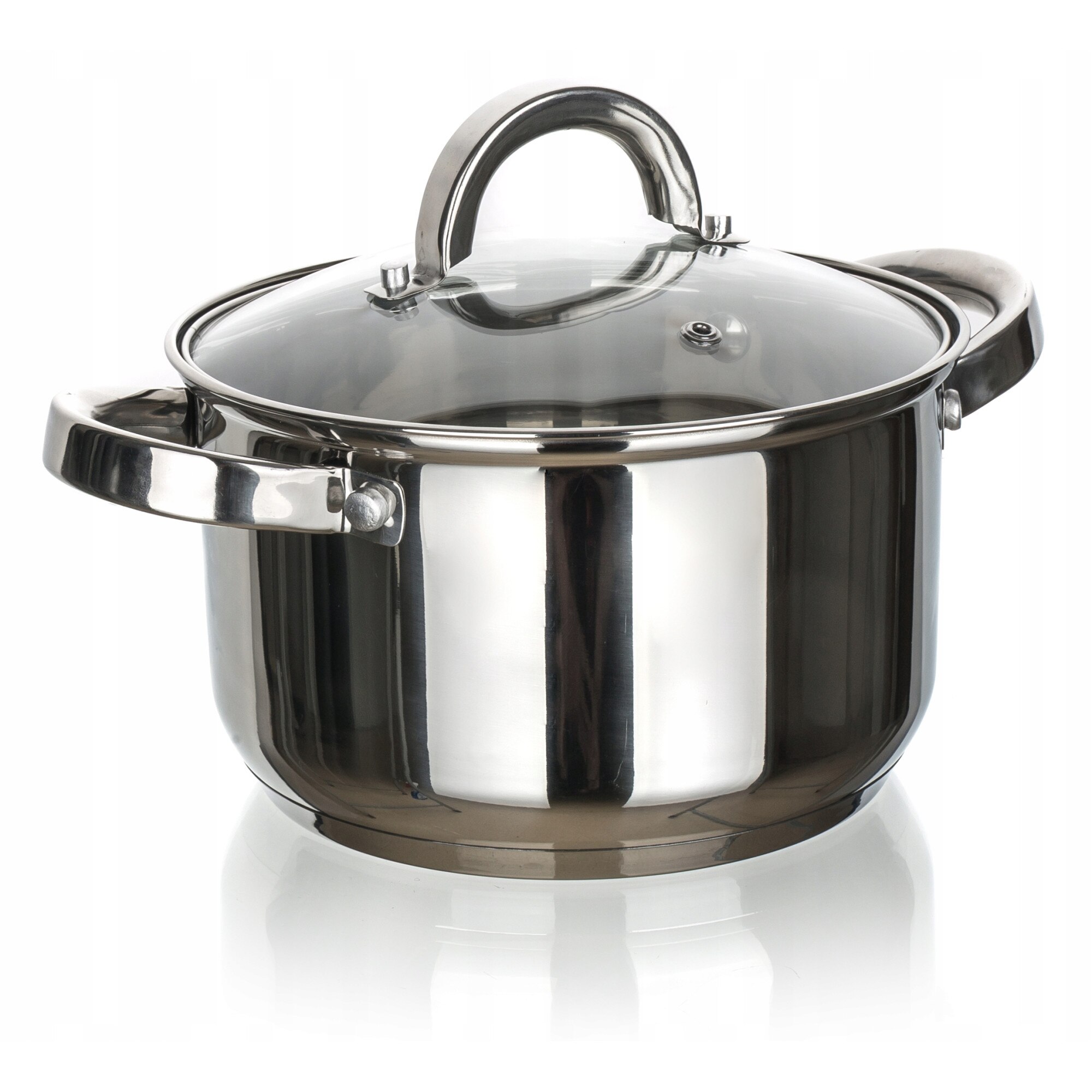 Set 4 oale cu capace, Banquet, Inox/Sticla, Argintiu - eMAG.ro