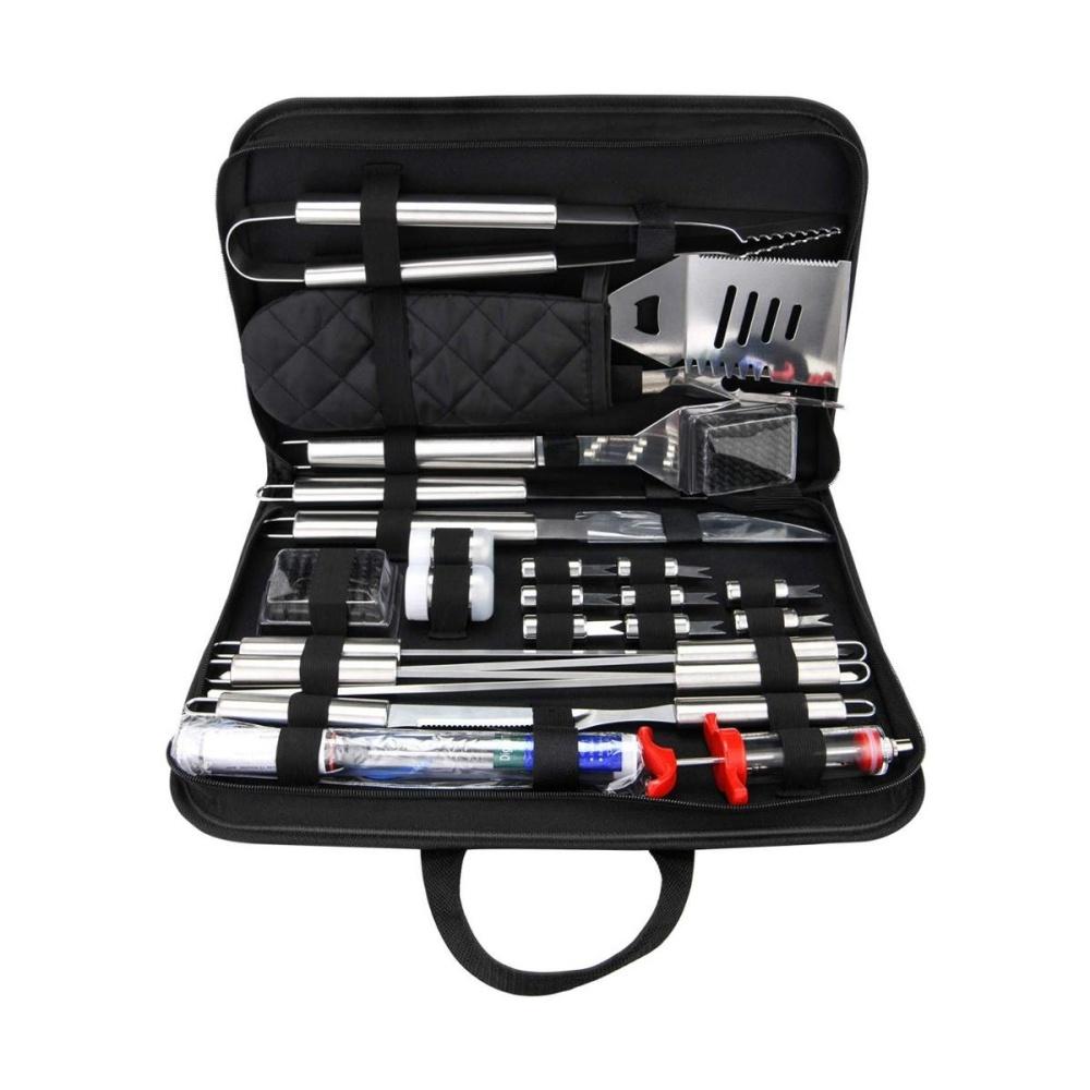 Set 27 de unelte pentru gratar Avenberg ELEMENT, Inox - eMAG.ro