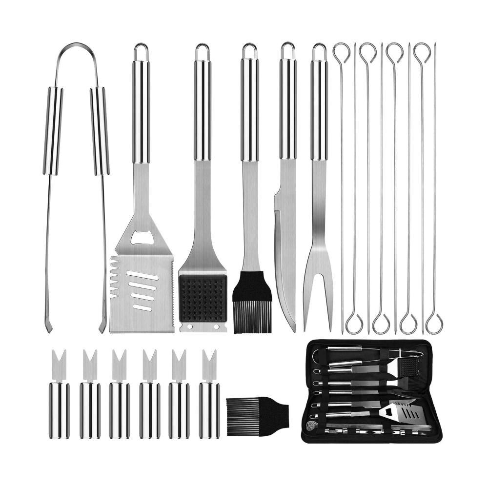 Set 22 de unelte pentru gratar Avenberg TARGET, Inox - eMAG.ro