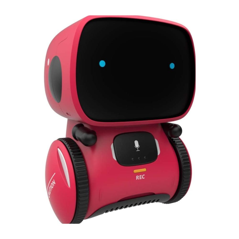 Robot interactiv copii, cu senzor tactil, control vocal, canta ...