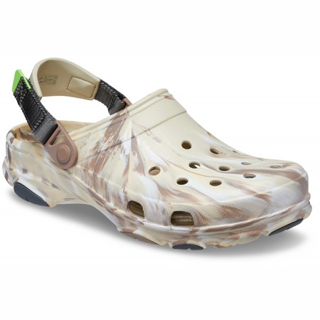 Saboti Femei, Crocs, Classic All Terrain Marbled Clog, Croslite, Bej, 41-42 - eMAG.ro