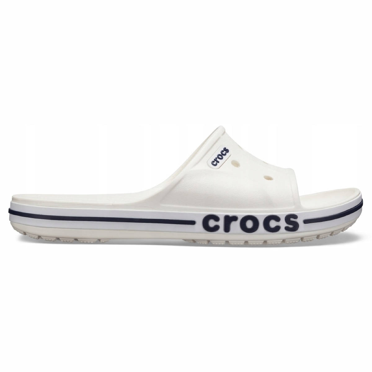 Slapi Barbati, Crocs, Bayaband Slide, Alb, 42-43 EU - eMAG.ro