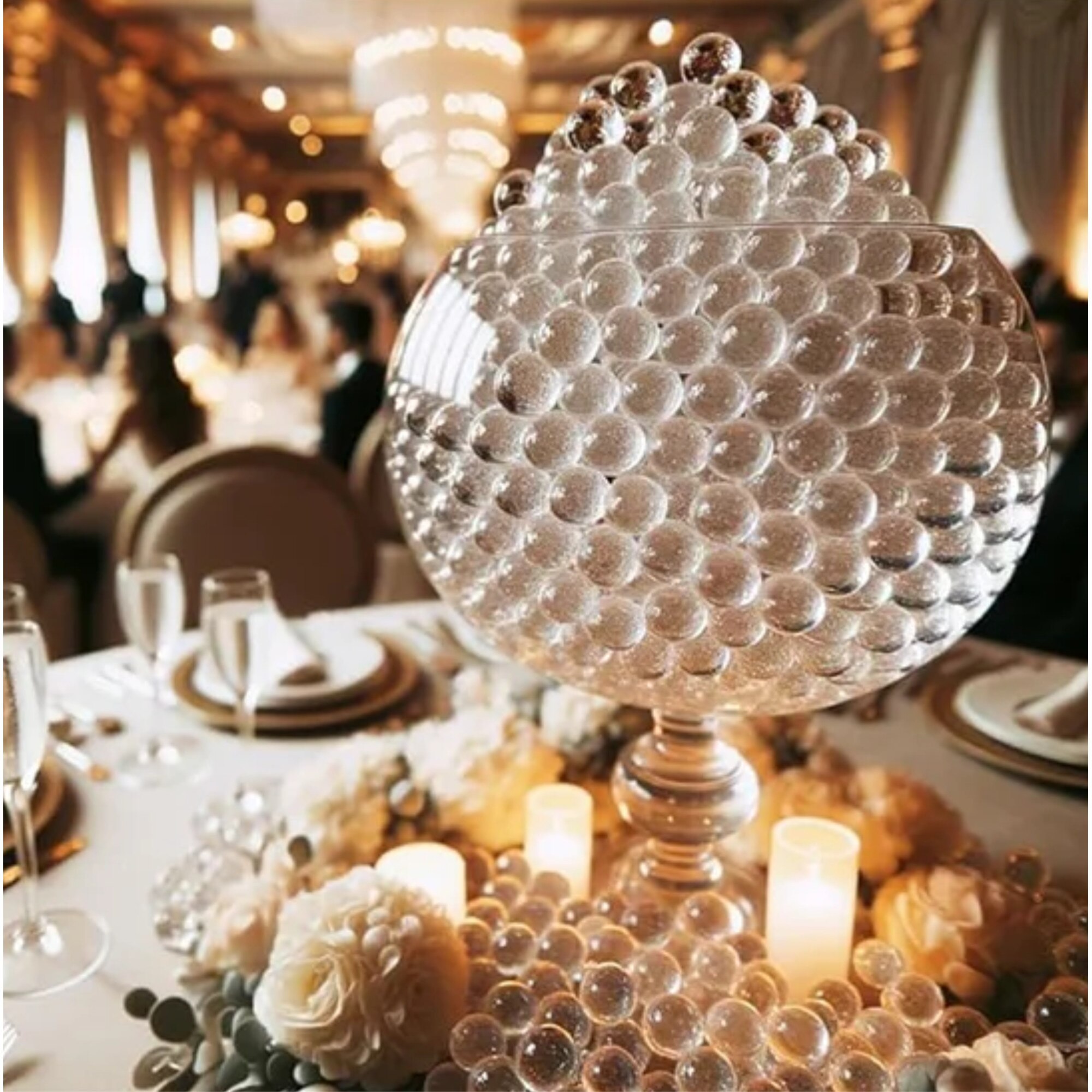 Set 50000 bile decorative, EVI, Hidrogel, Transparent - eMAG.ro