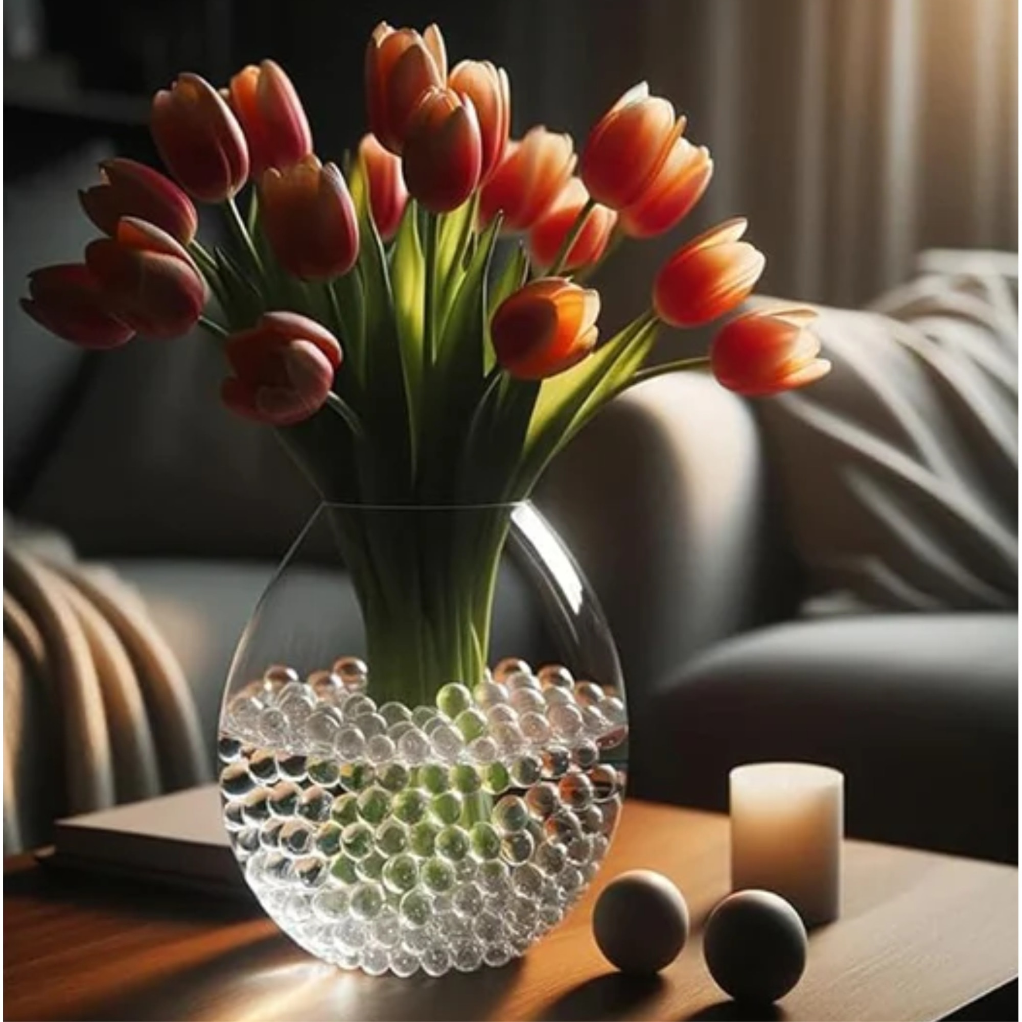 Set 50000 bile decorative, EVI, Hidrogel, Transparent - eMAG.ro