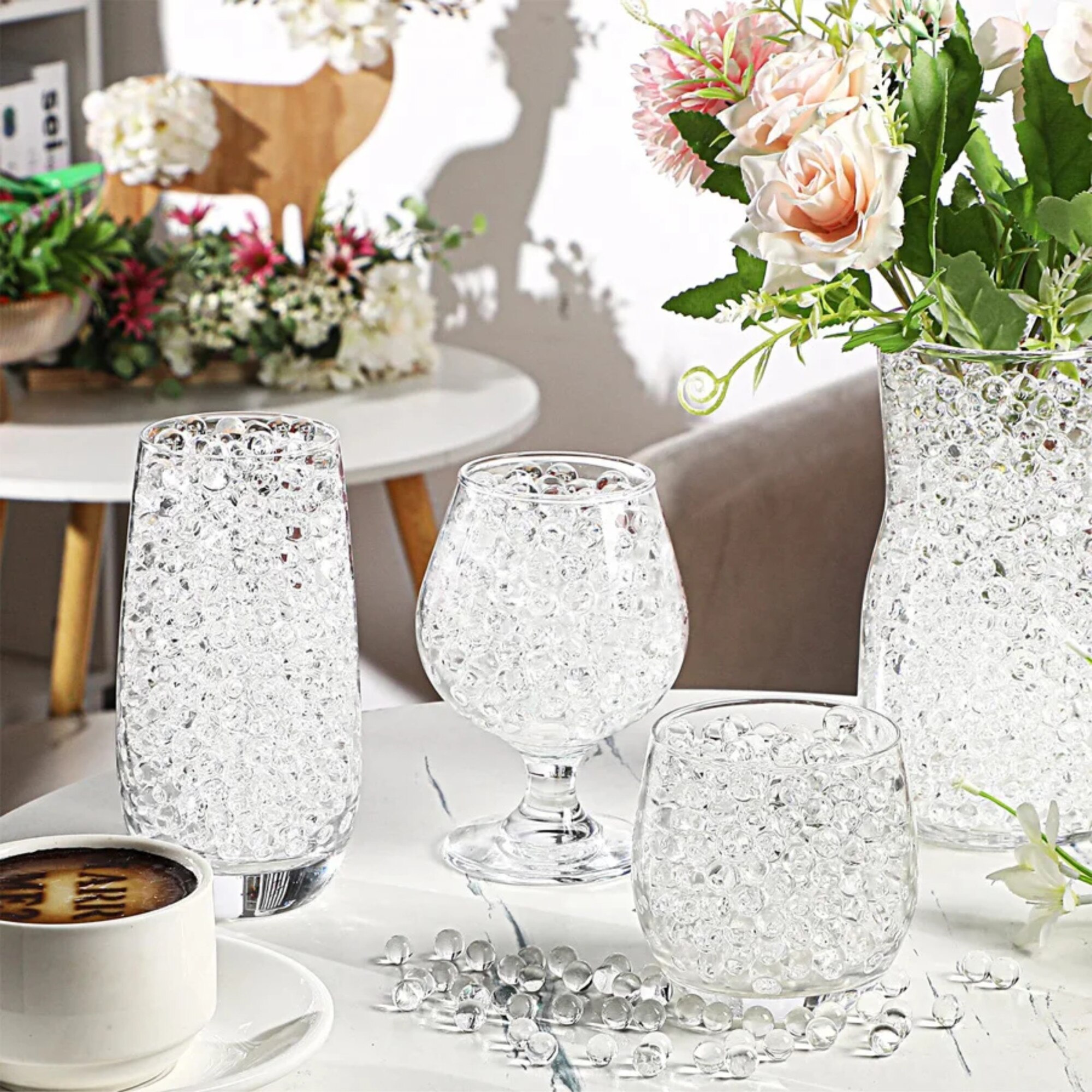 Set 50000 bile decorative, EVI, Hidrogel, Transparent - eMAG.ro