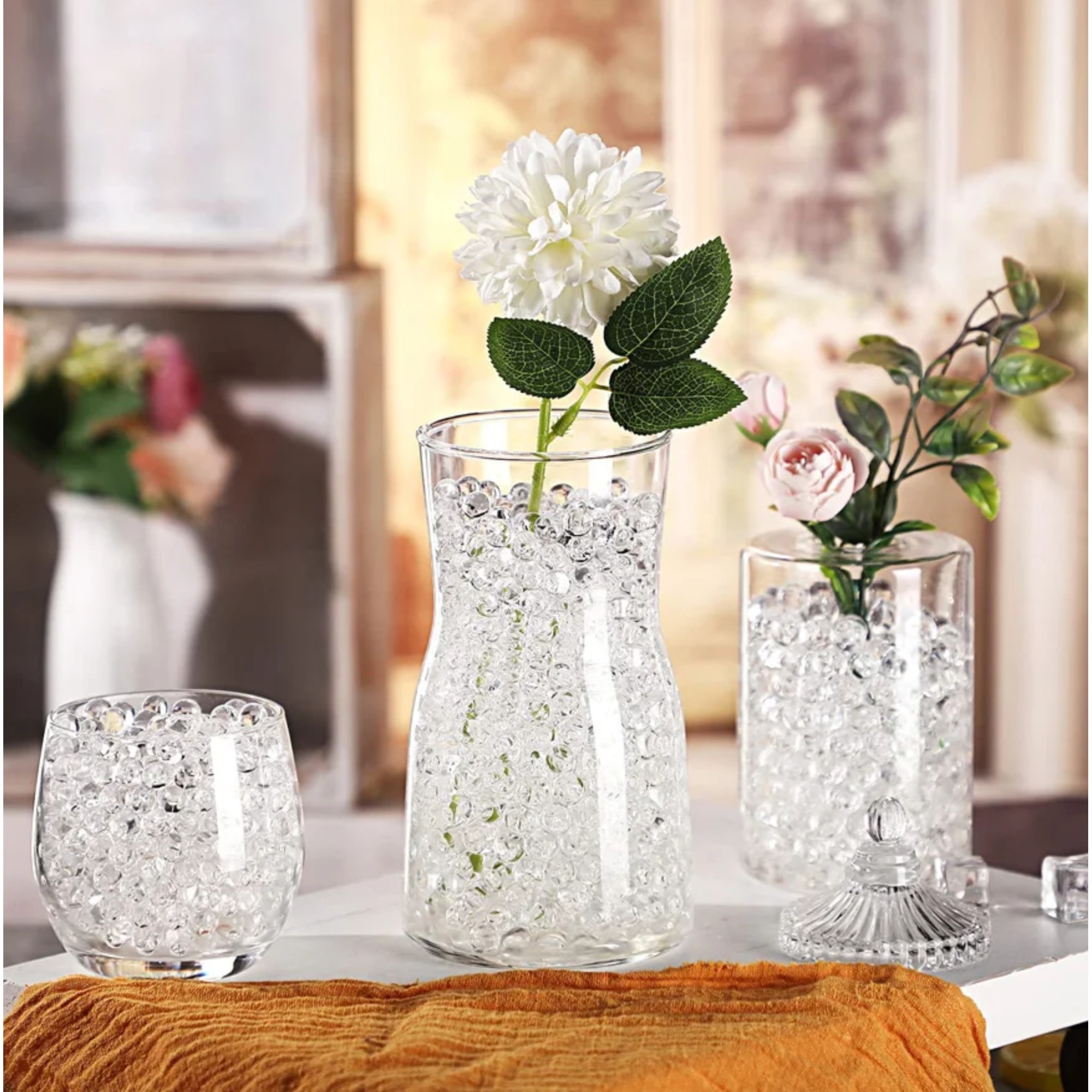 Set 50000 bile decorative, EVI, Hidrogel, Transparent - eMAG.ro