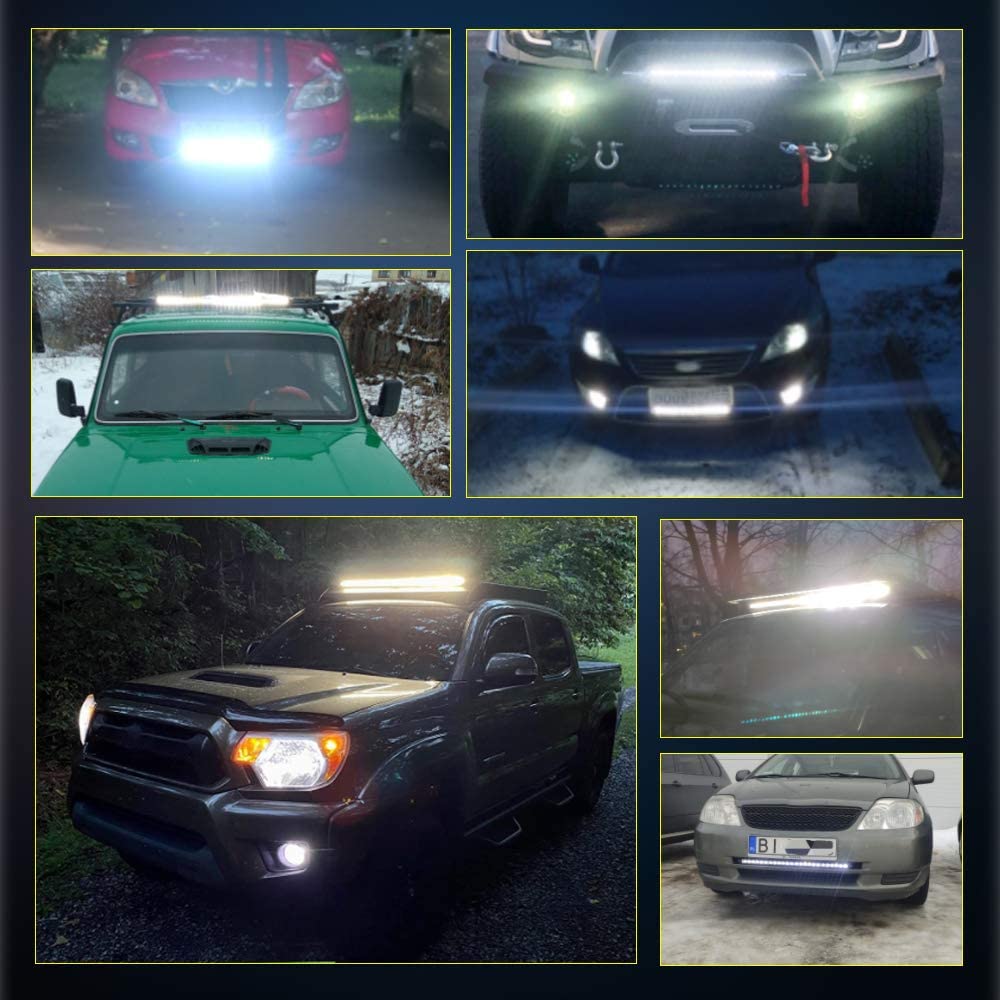 Proiector auto LED bar, Offroad, 6D reflector, lentila PMMA, 240W, 65CM ...