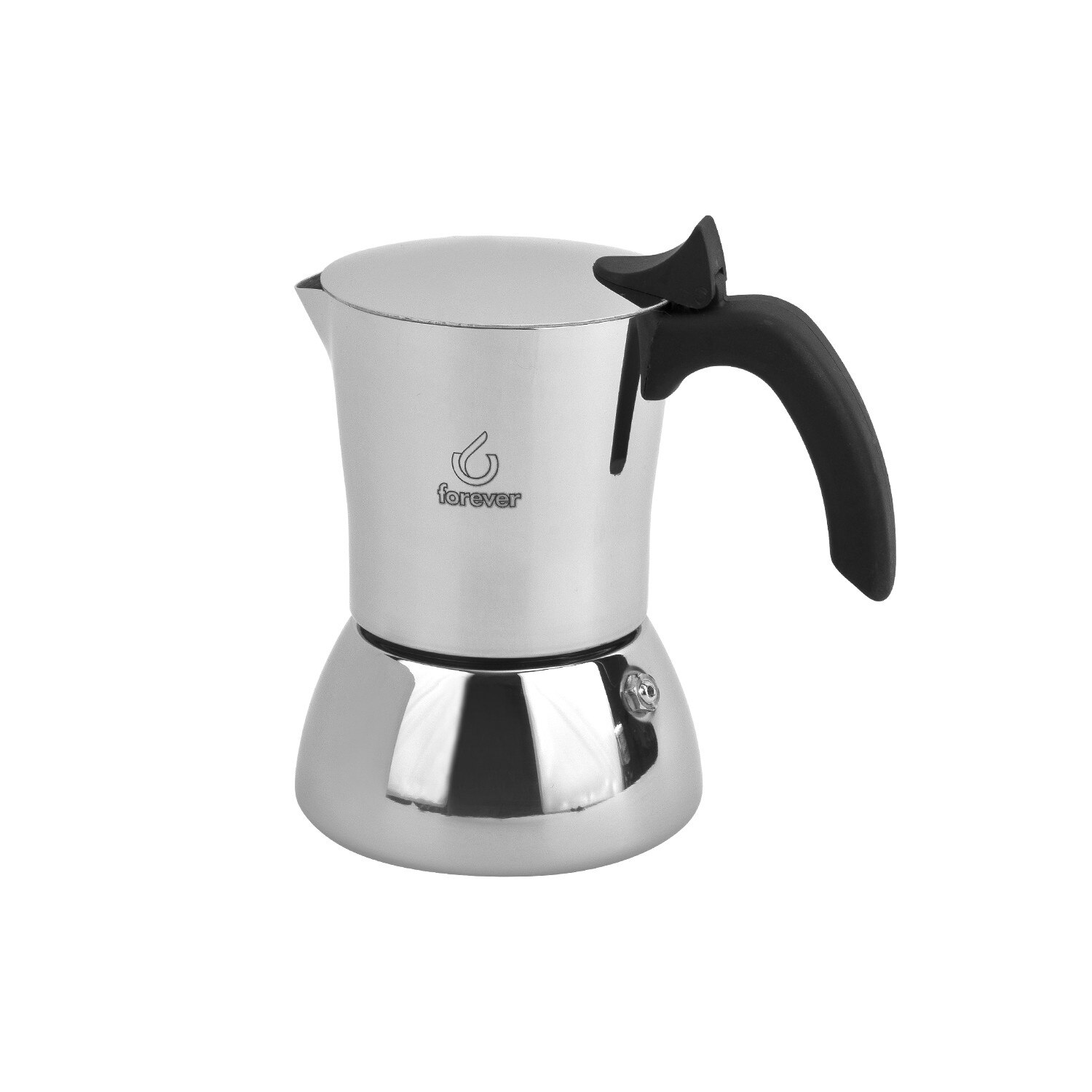 Espressor cafea, Forever, Inox, Negru/ Argintiu, 0.18 l - eMAG.ro