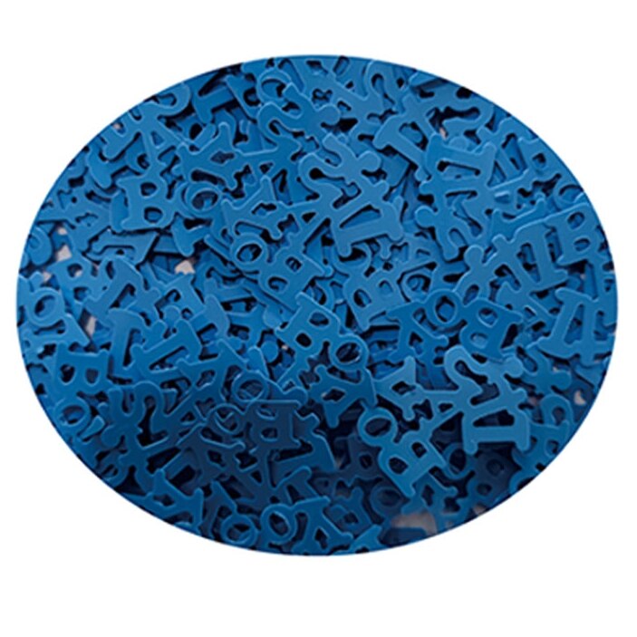Confetti aniversar pentru decoratiuni, din plastic, QT9453, albastru ...