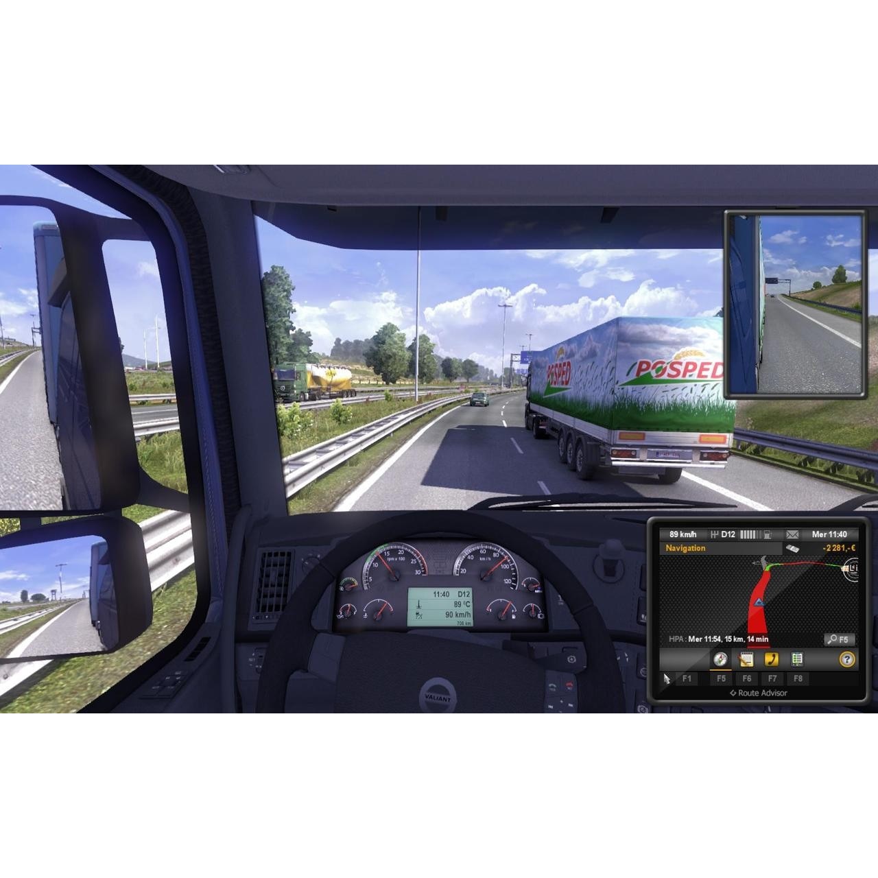 Joc Euro Truck Simulator 2, Scs Software, PC, Descarcare digitala - eMAG.ro