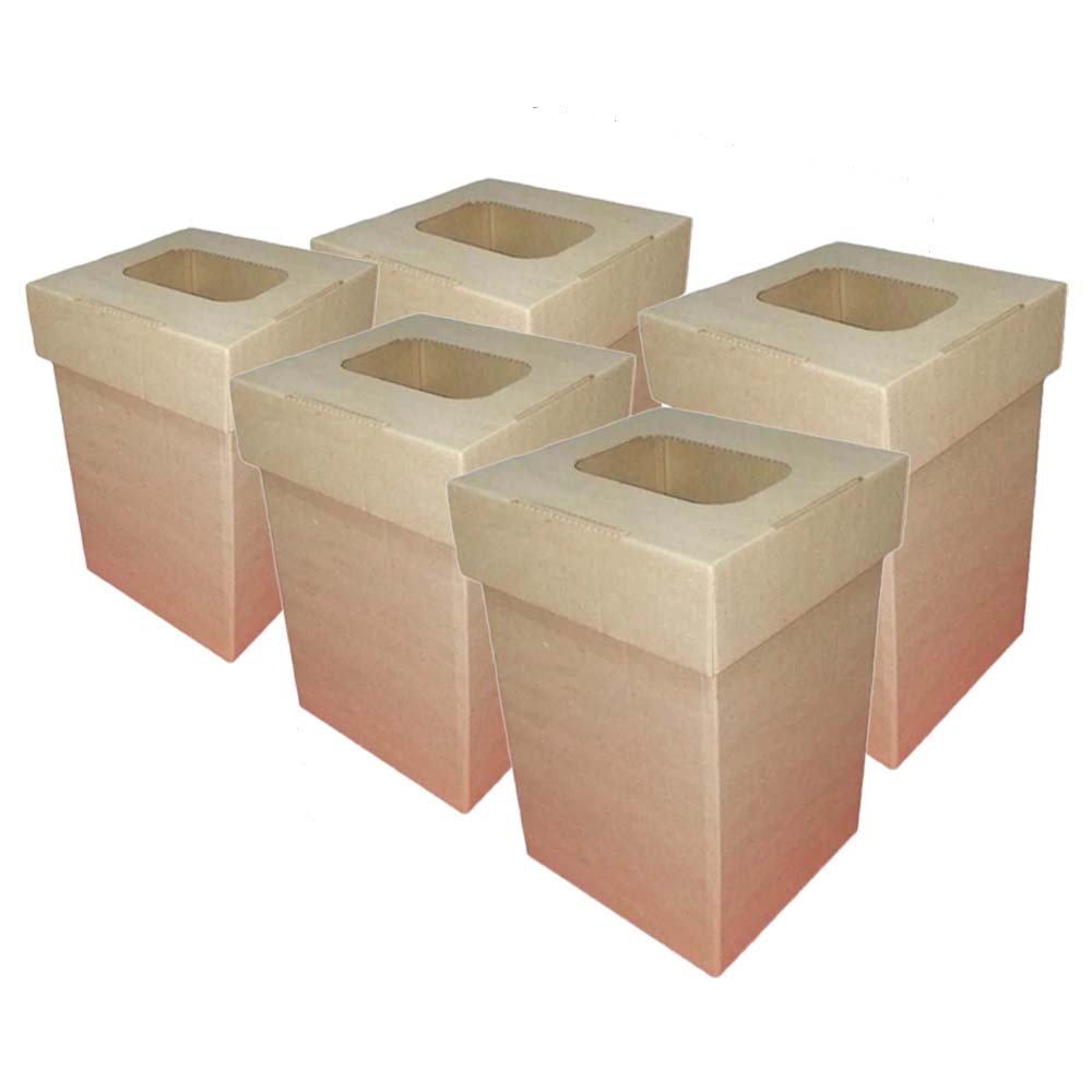 Cos Gunoi Carton Co3, Volum 108L, 5 Buc/Set - eMAG.ro