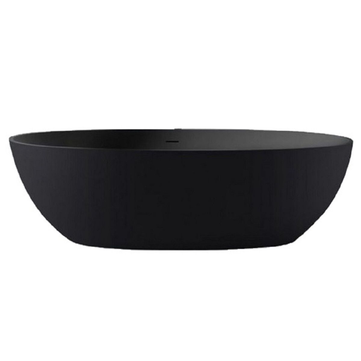 Cada de baie Lulu, Compozit Coroian, Negru Mat, 170 cm, Izolare termica ...