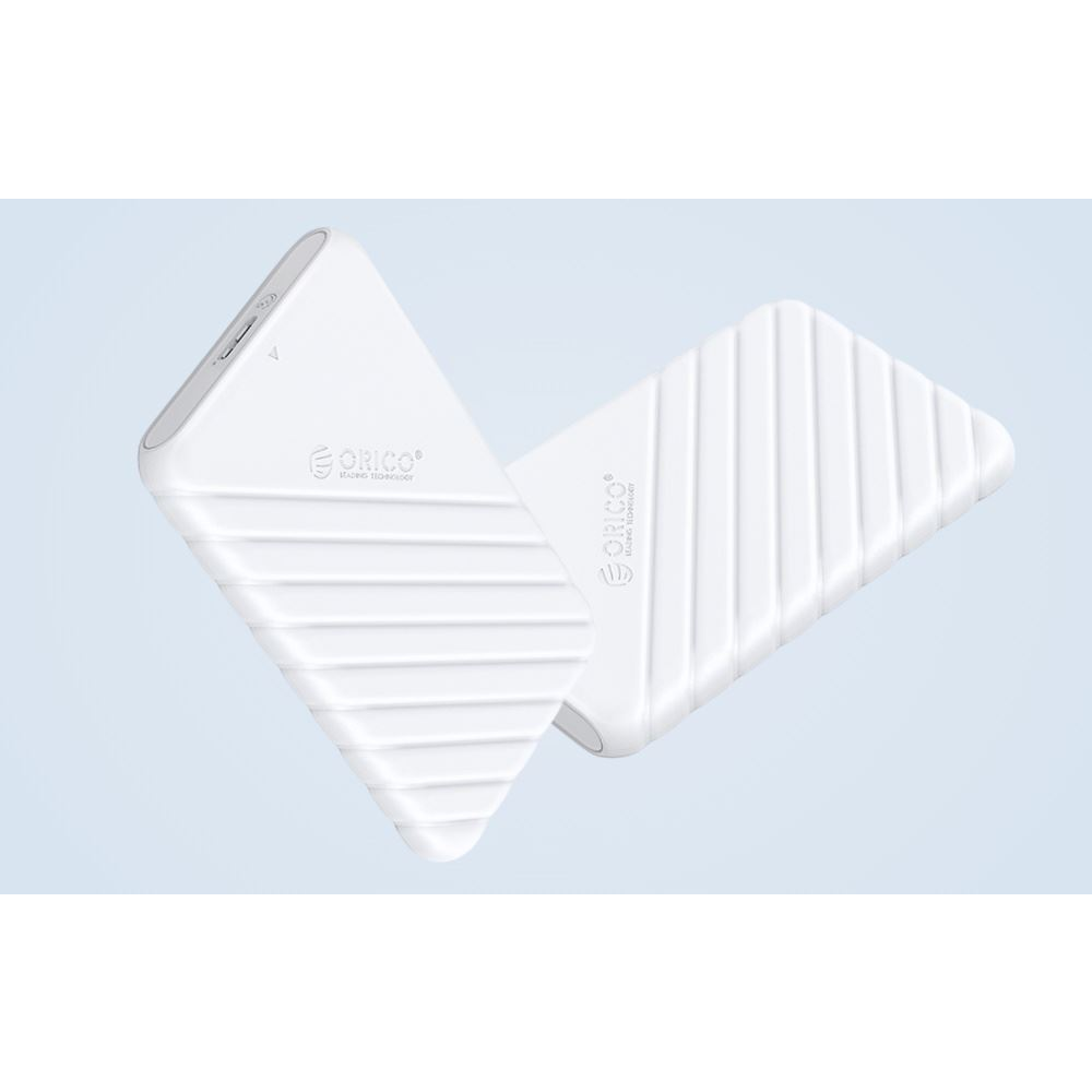 Калъф за външен твърд диск Orico 2.5" бял (25PW1-U3-WH-EP) (25PW1-U3-WH ...