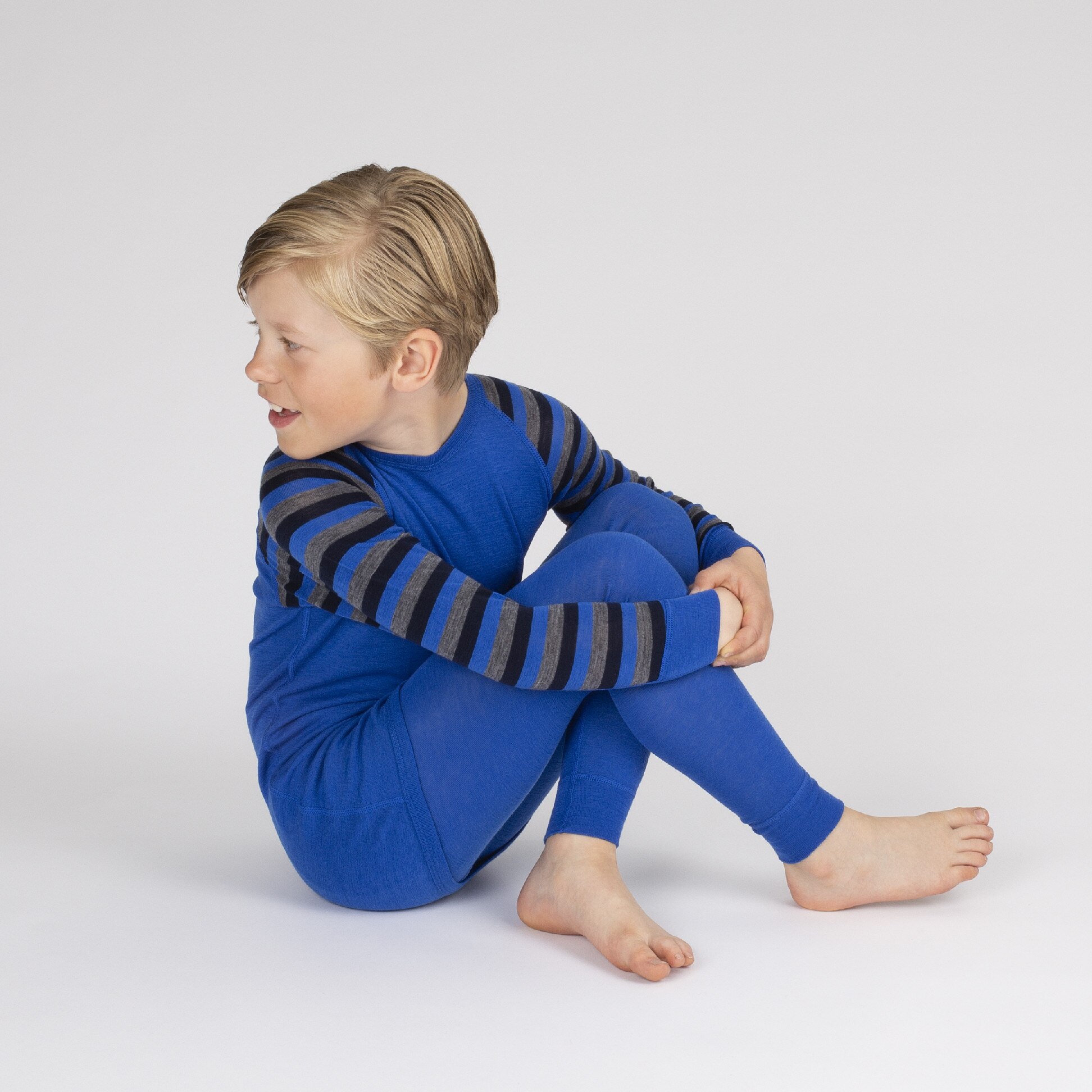 Pantaloni copii, Safa, Lana, Albastru, 120 cm - eMAG.ro