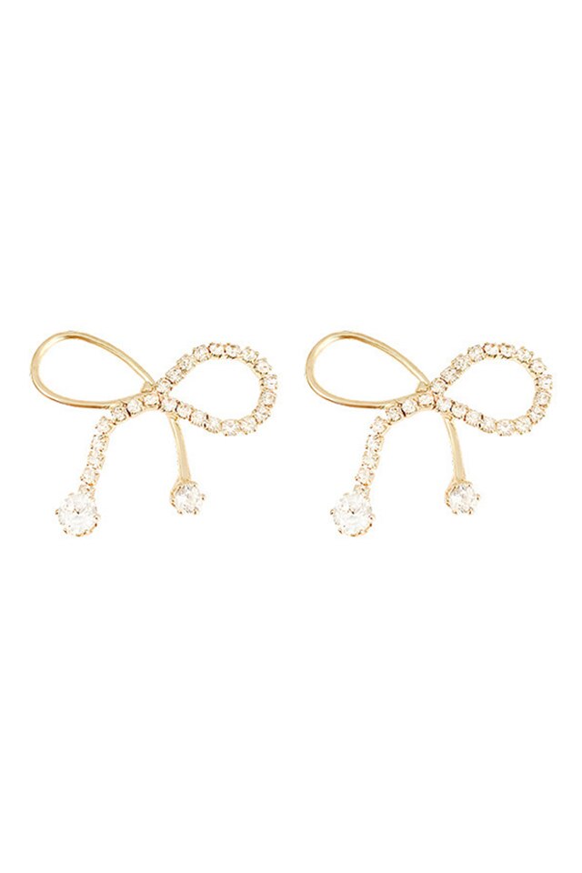 Cercei dama, Model fundita cu pietricele rasina, Auriu - eMAG.ro