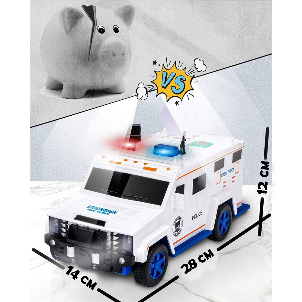 Pusculita SIKS Tip Masina Blindata, Cod Pin, Sunete si Lumina ...